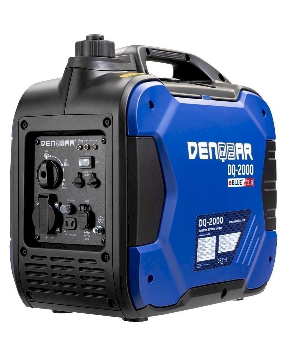 DENQBAR DQ-2000 Groupe électrogène inverter/onduleur, générateur à essence 2000W